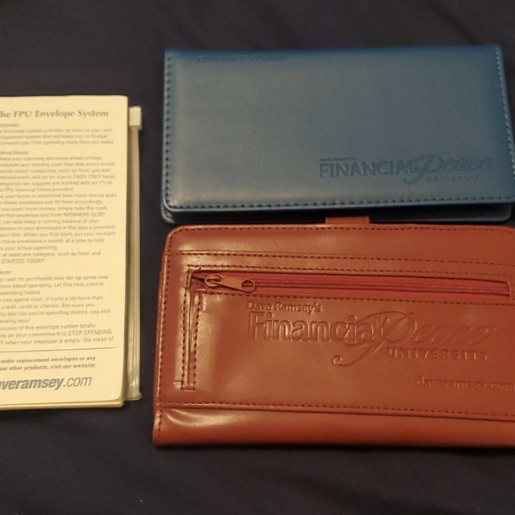 Dave Ramsey | Other | Dave Ramsey Envelope System And Check Book Wallets Financial Peace New ...